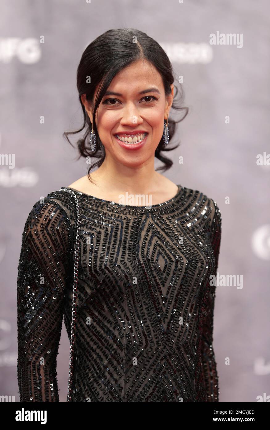 Squash player Nicole David arrives for the 2020 Laureus World Sports ...