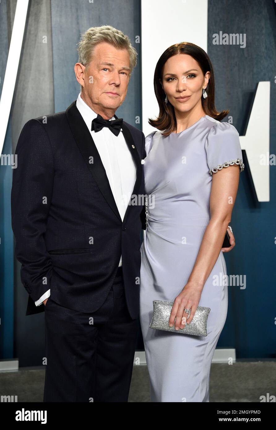 Musician David Foster and wife Katharine McPhee arrive at the Vanity ...