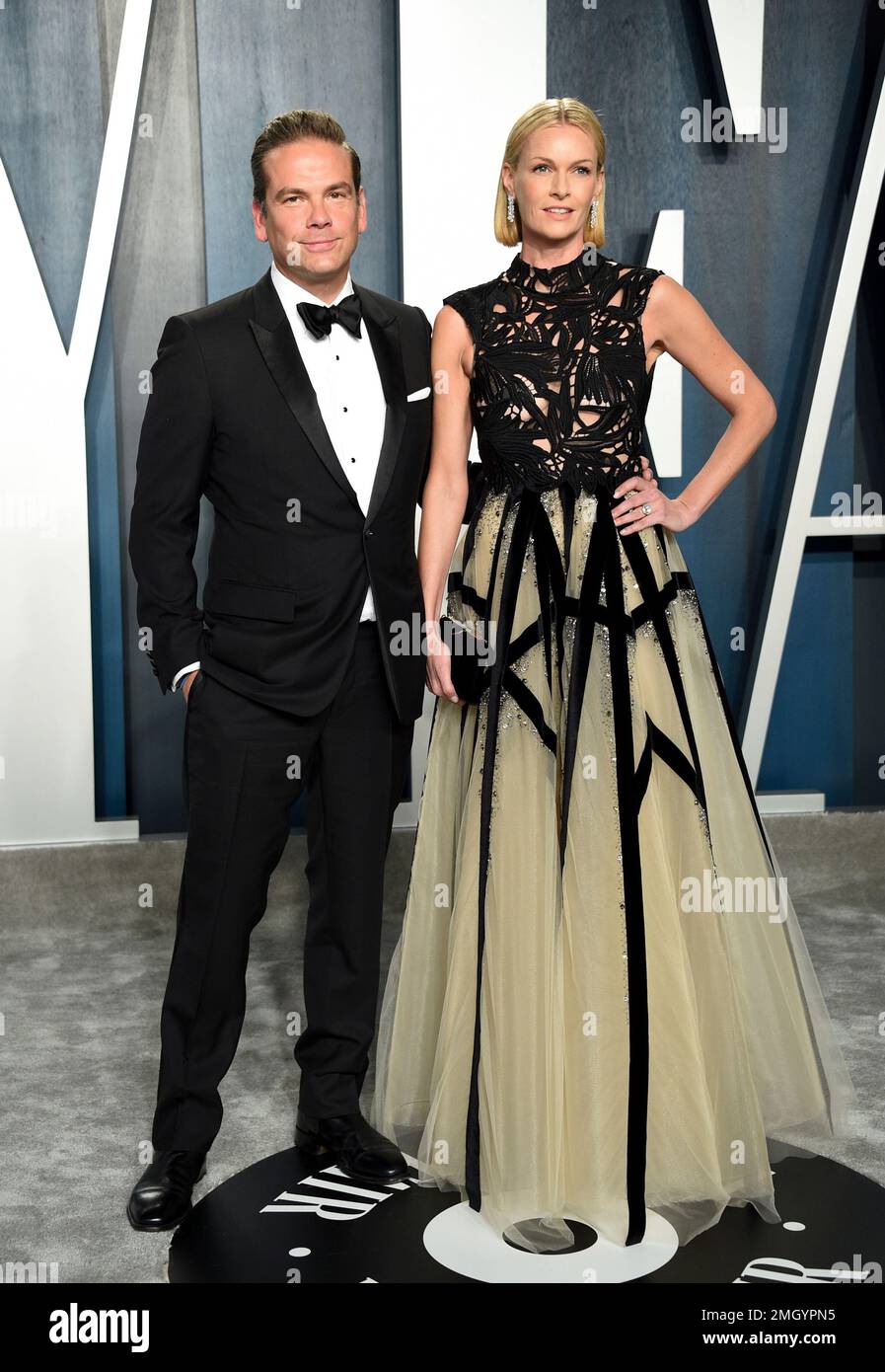 Fox Corporation CEO Lachlan Murdoch, left, and wife Sarah Murdoch ...