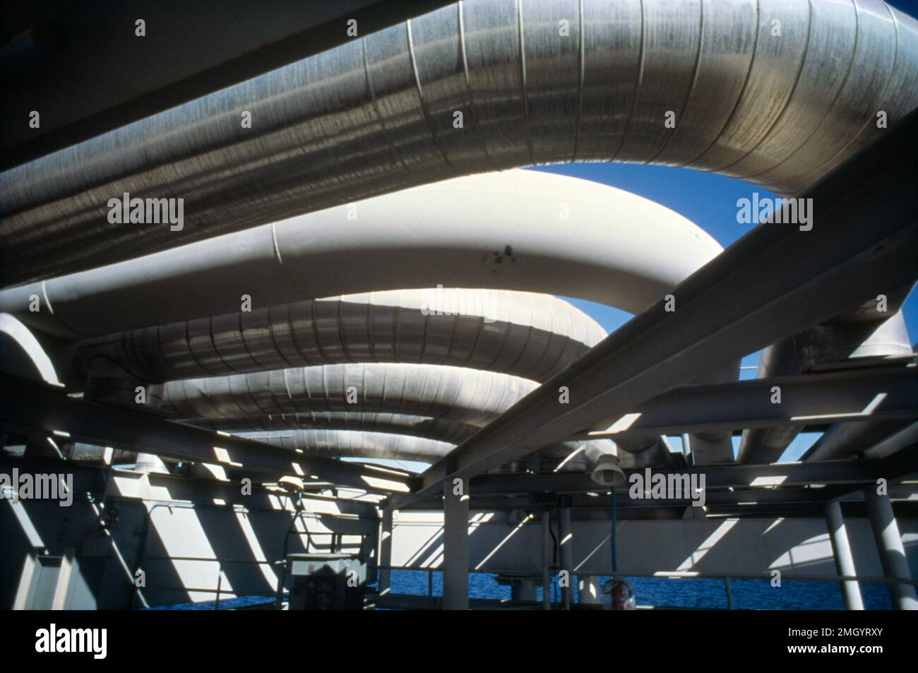 Yanbu Saudi Arabia Oil Terminal Pipework Stock Photo - Alamy