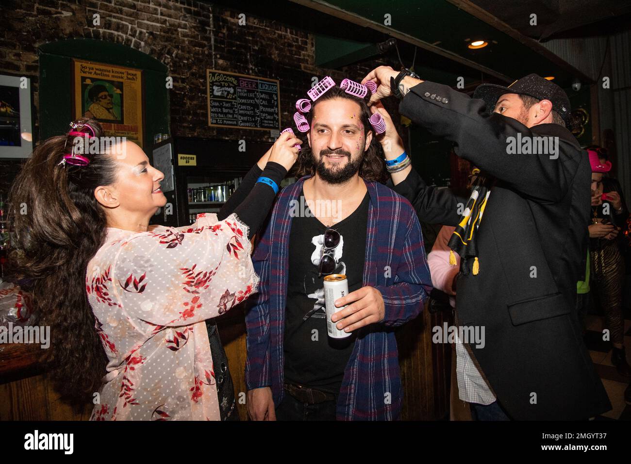 Zack Feinberg of The Revivalists seen during the Krewe of Kanaval ...