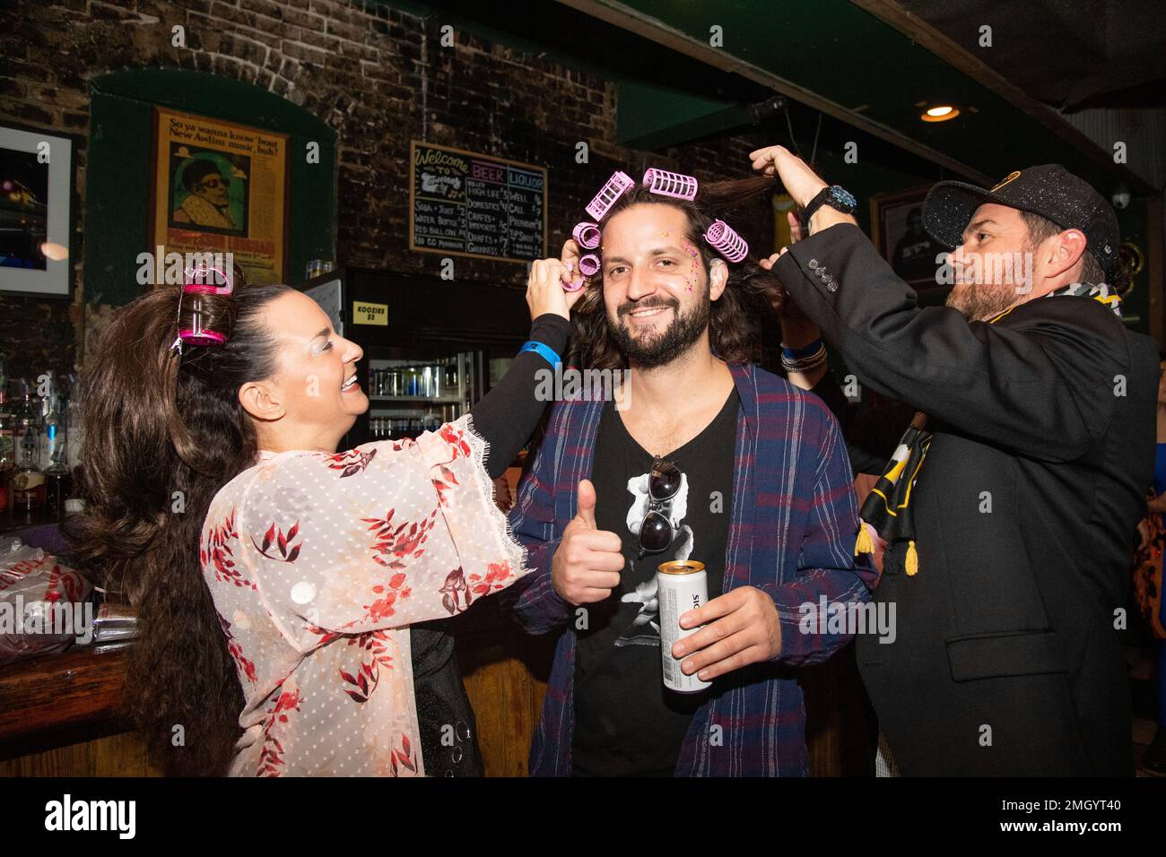 Zack Feinberg of The Revivalists seen during the Krewe of Kanaval ...