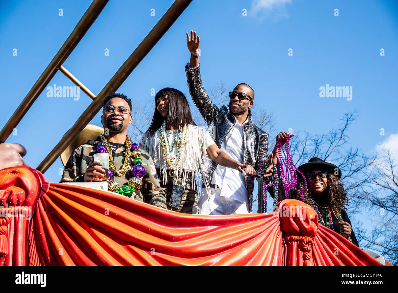 Tasha Smith, from left, Juvenile, Angela Bassett and Trombone Shorty ...