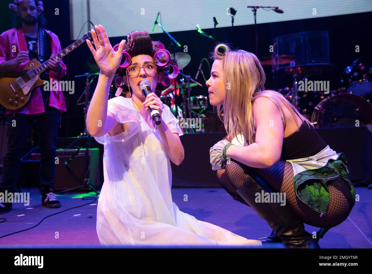 Boyfriend performs at Shorty Gras presented by Krewe of Freret at Mardi ...