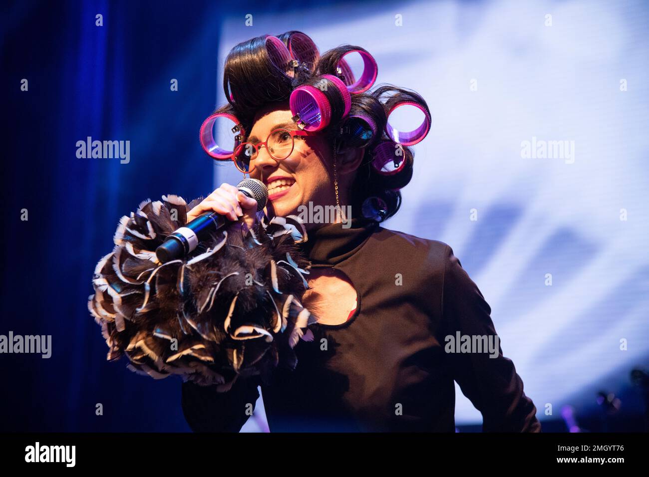 Boyfriend performs at Shorty Gras presented by Krewe of Freret at Mardi ...