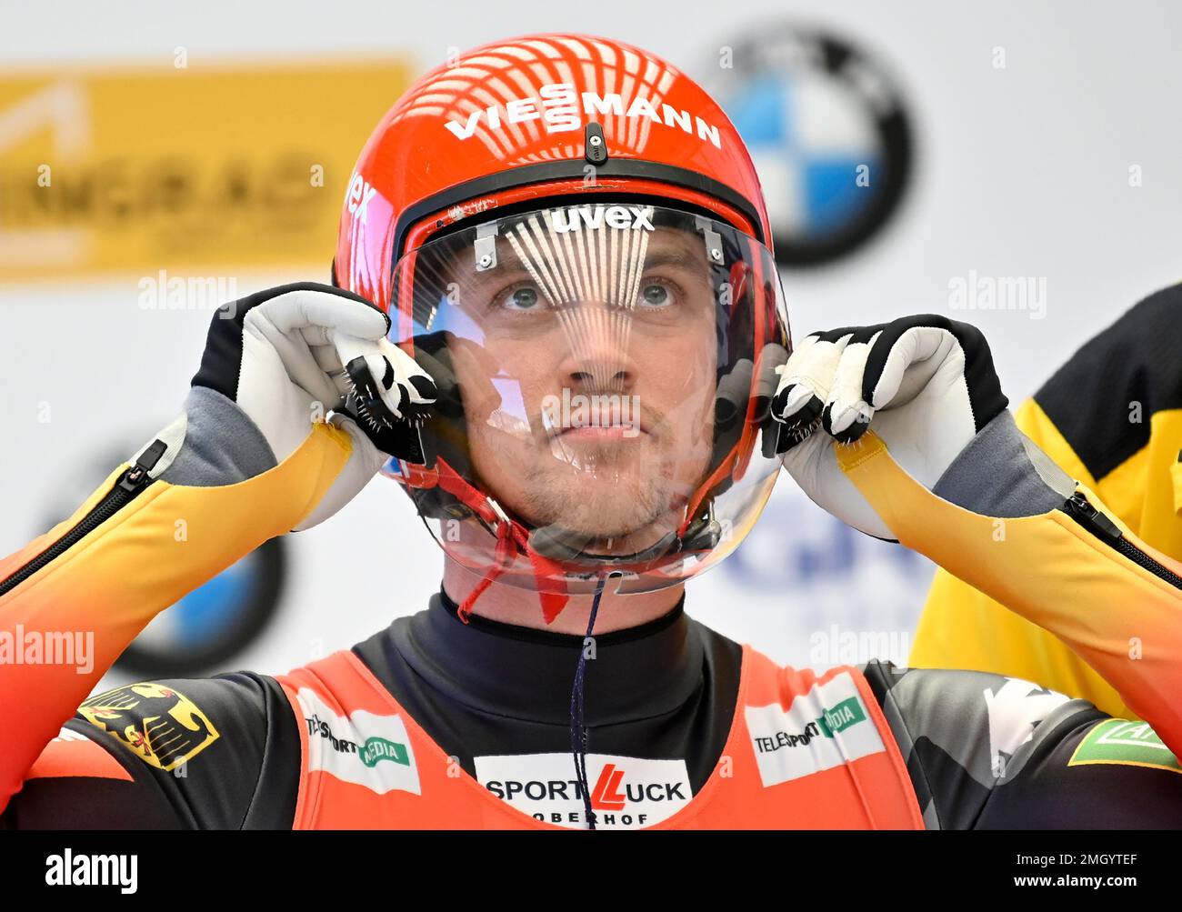 Johannes Ludwig of Germany prepares to compete, during a men's World ...