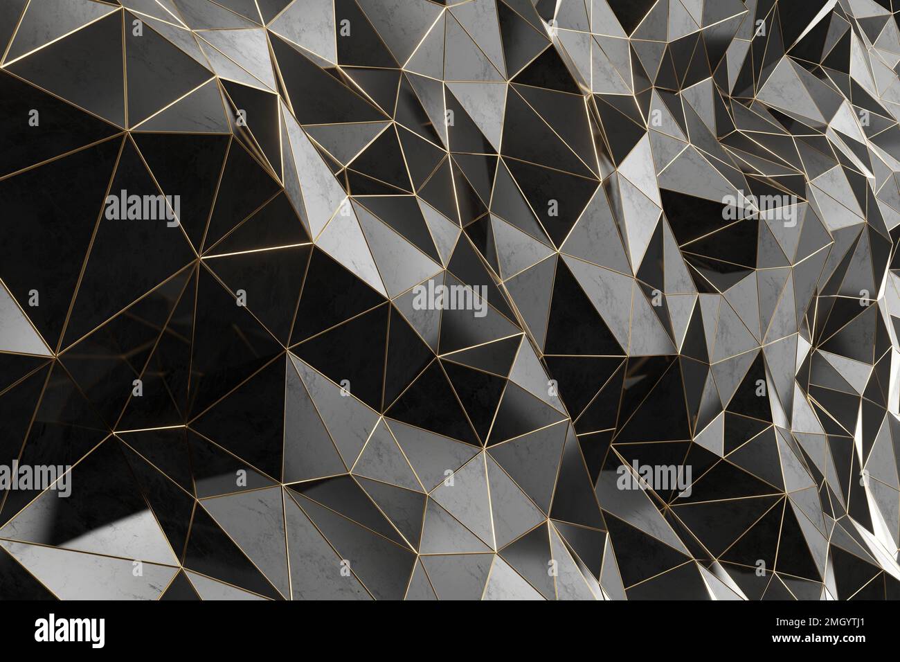 Abstract mesh futuristic background wallpaper 3d rendering Stock Photo ...