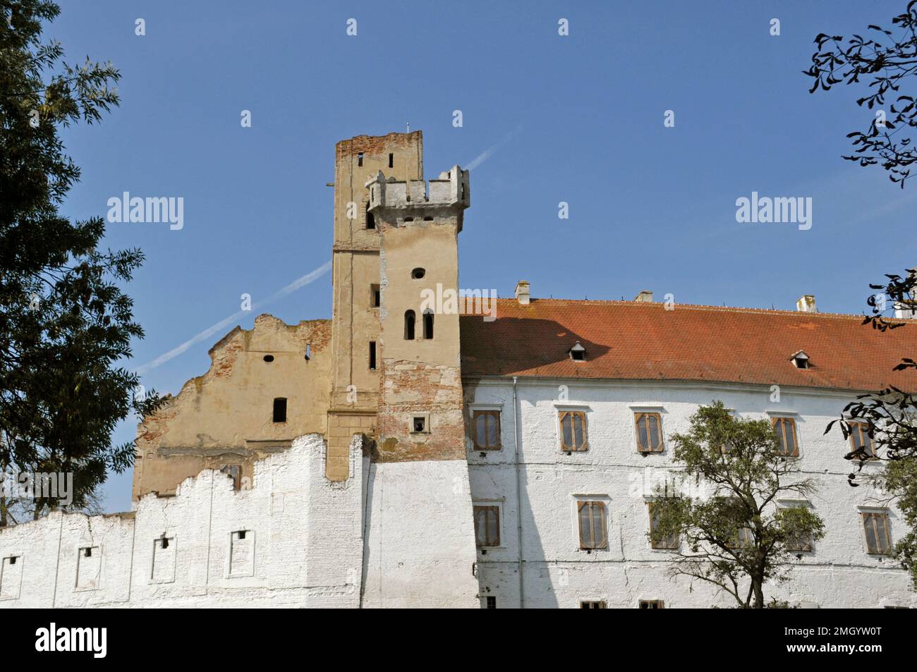 16th century renaissance castle , Breclav, Moravia, Czech Republic ...