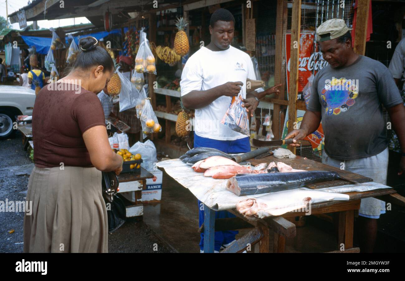 Trinidad fish market hi-res stock photography and images - Alamy
