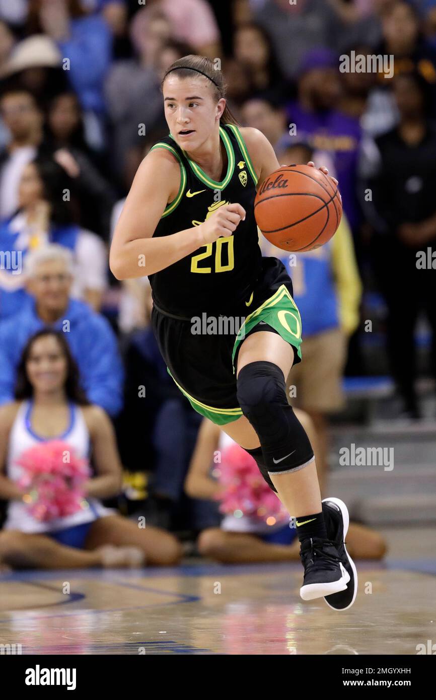 Oregon guard Sabrina Ionescu during the first half of an NCAA college ...