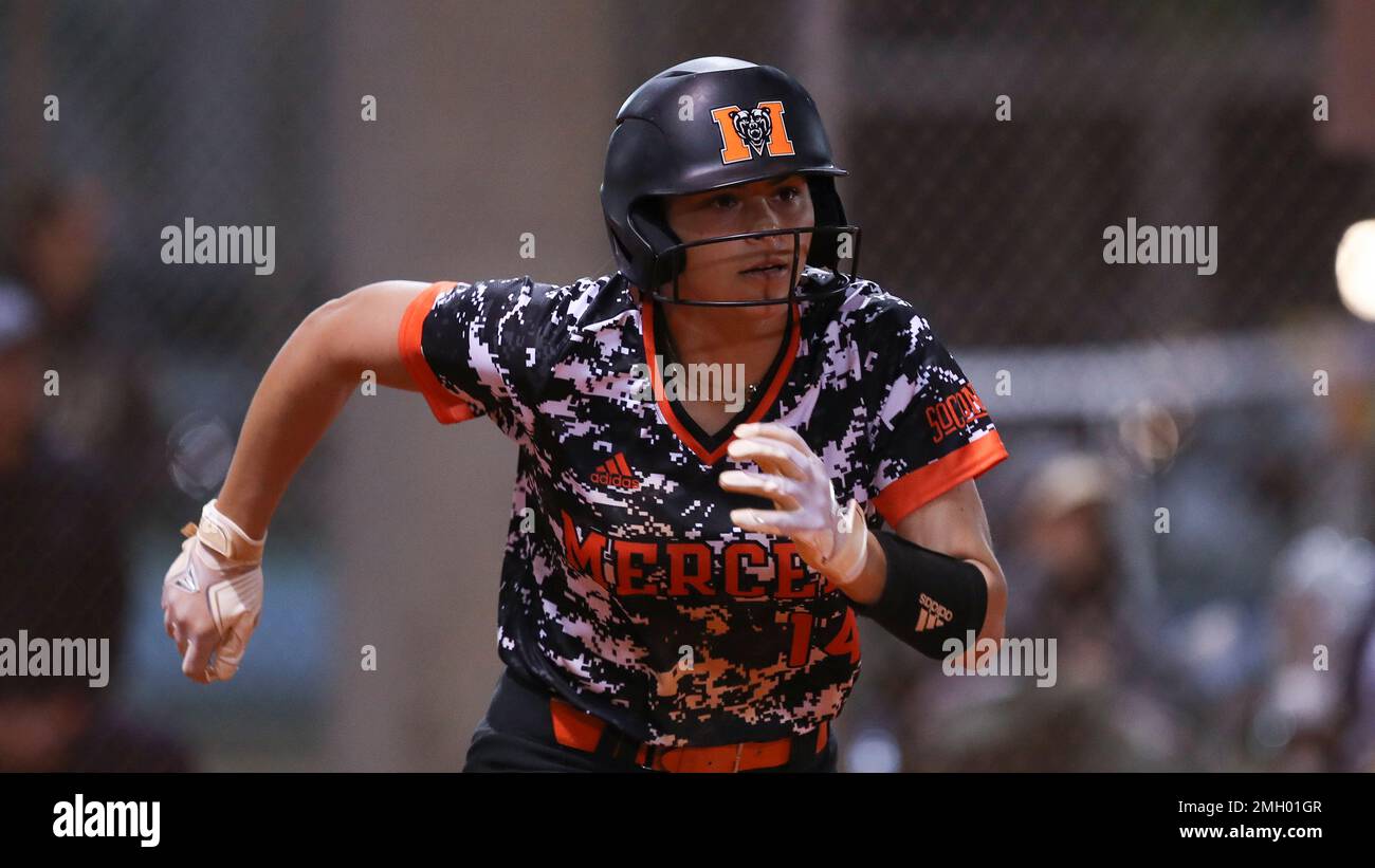 Sarah Taylor #14 of Mercer University during an NCAA softball game on ...