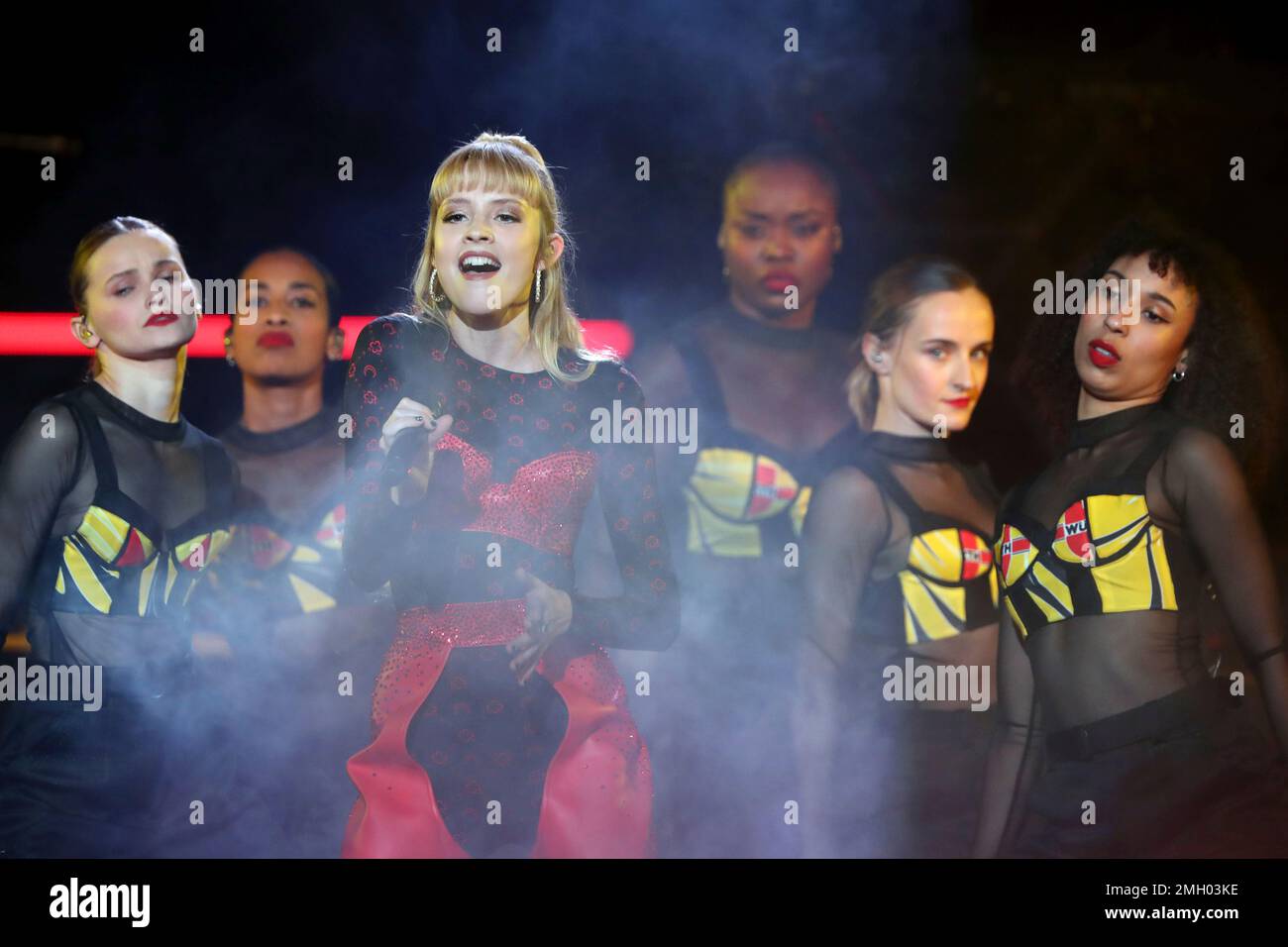 Belgian singer and songwriter Angele Van Laeken aka Angele performs on ...