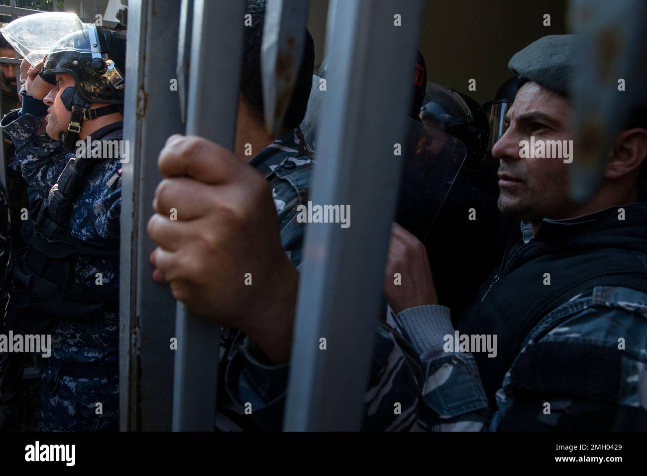 Beirut, Lebanon. 26th Jan, 2023. Internal security forces members ...