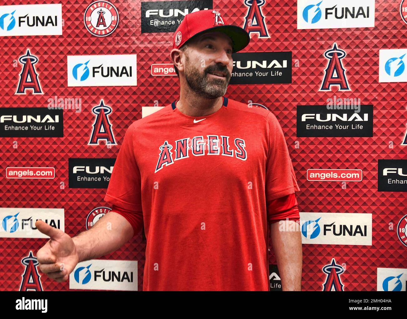 Los Angeles Angels pitching coach Mickey Callaway speaks about his ...