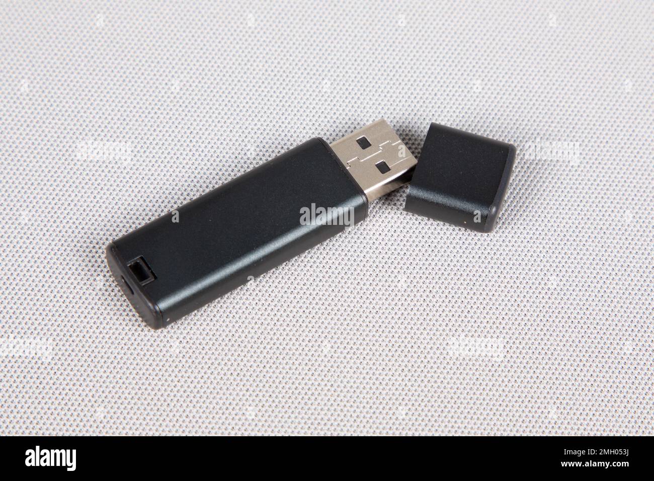 usb key flash drive black computer device technology on white ...