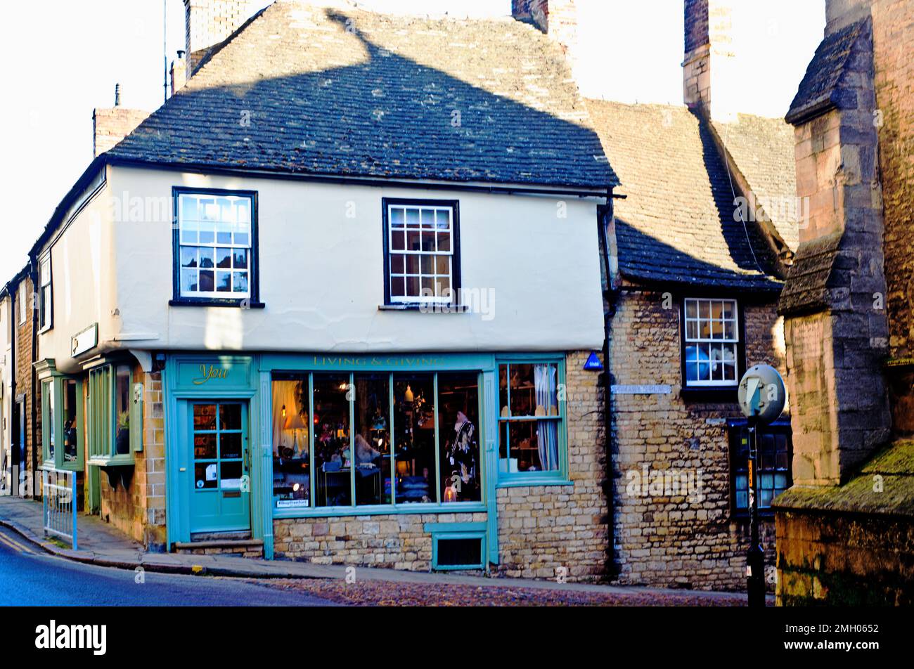 Period Shop, Stamford, Lincolnshire, England Stock Photo - Alamy