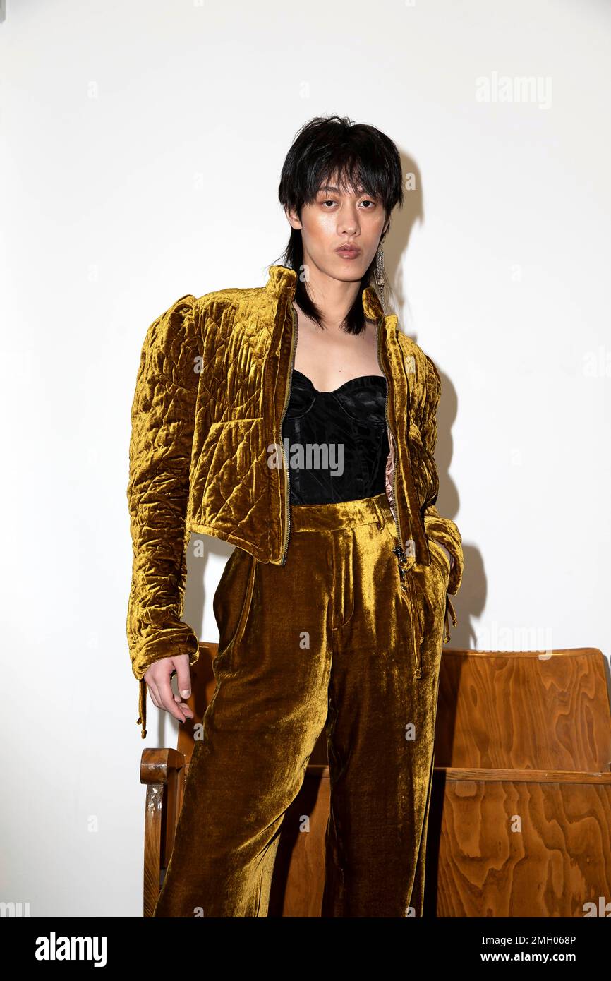 A model wears a creation by designer Vivienne Westwood at an Autumn ...
