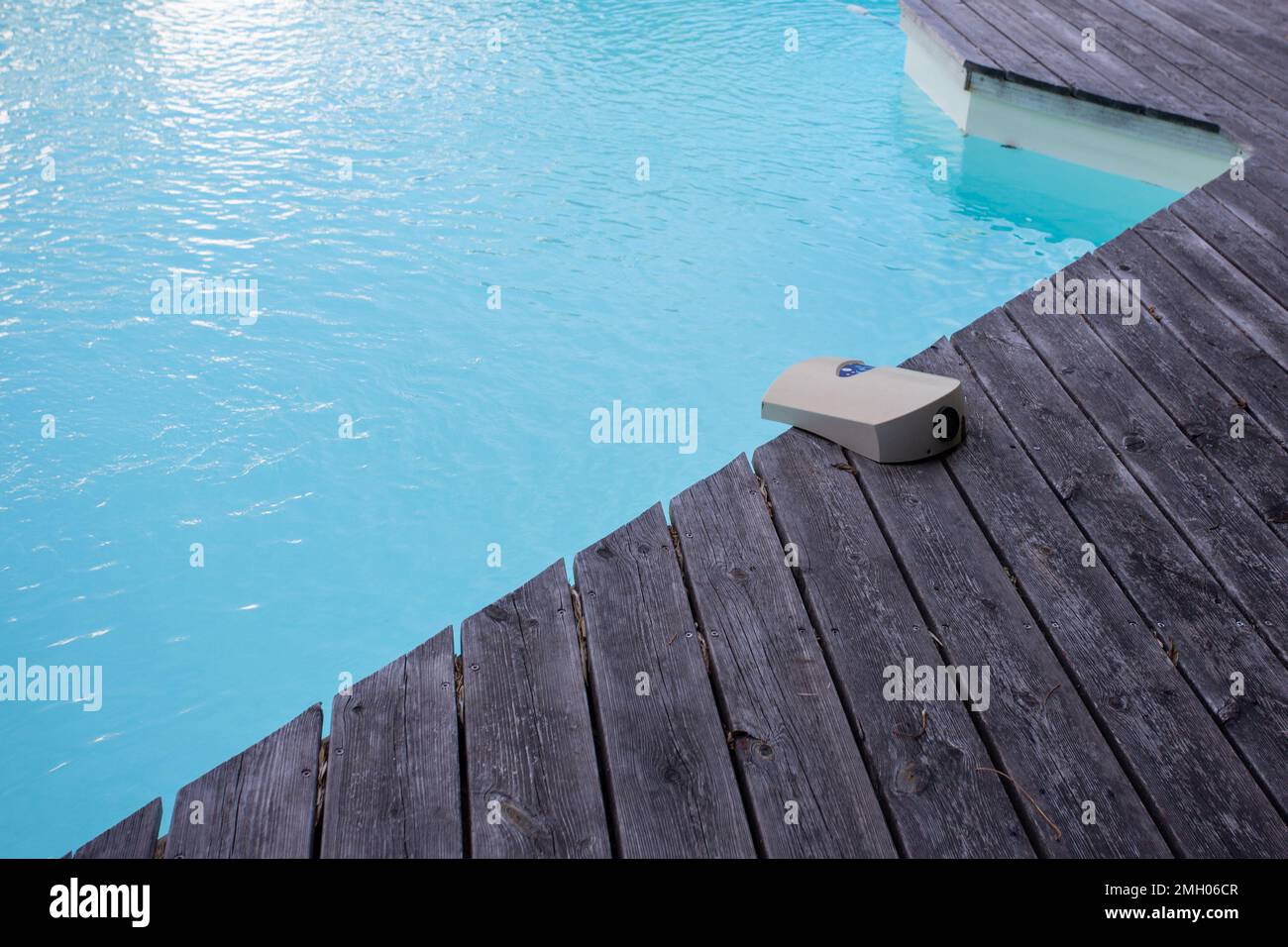 Swimming pool movement detection alarm on water side of home private ...