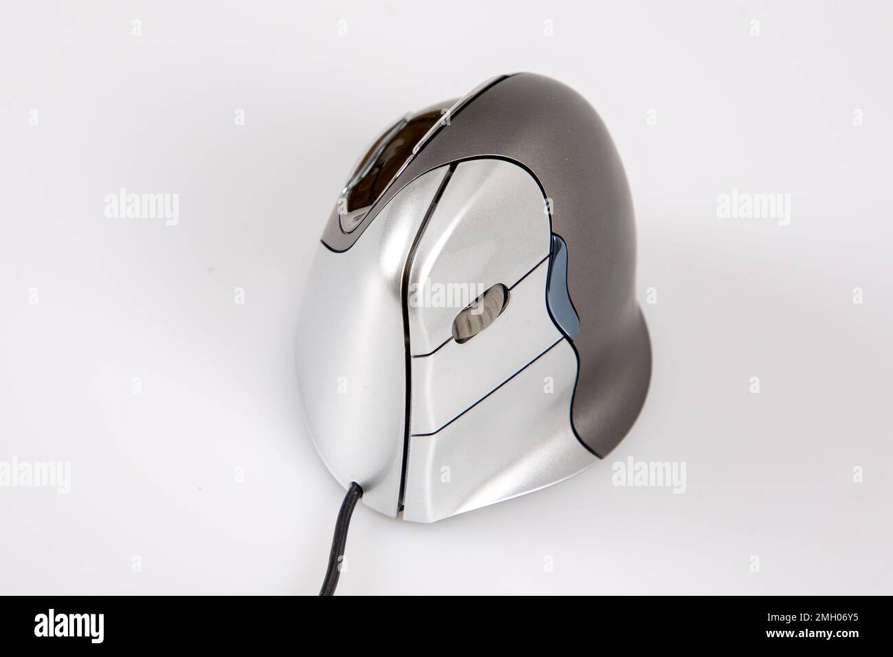 vertical ergonomic modern computer mouse-joystick computer mouse Stock ...