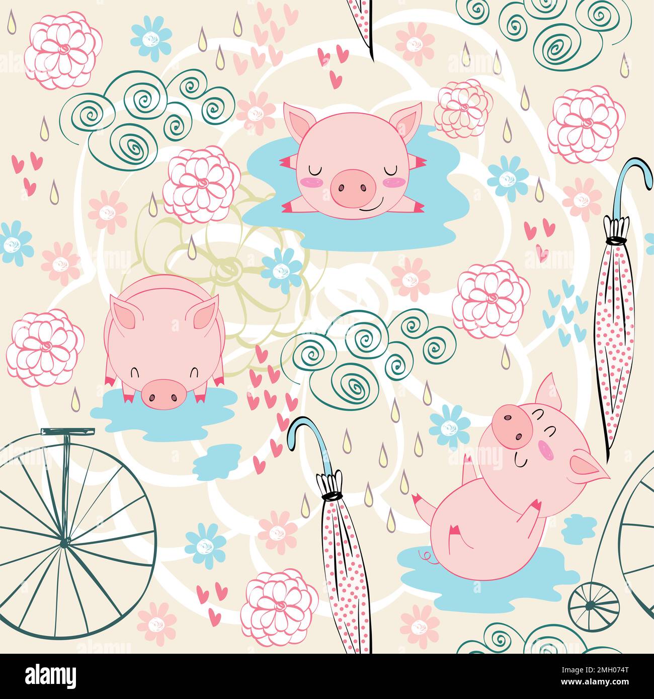 Vector Seamless Pattern Stock Vector Image And Art Alamy