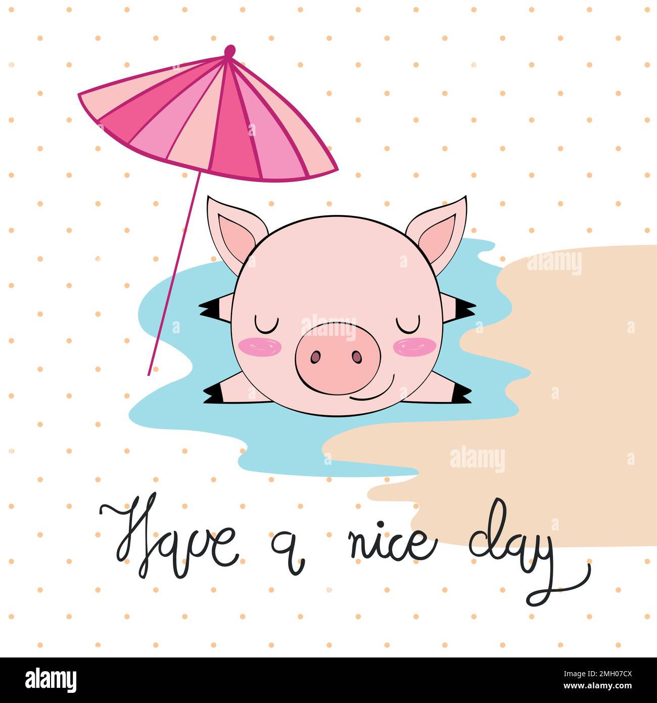 Baby sunbathing Stock Vector Images - Alamy