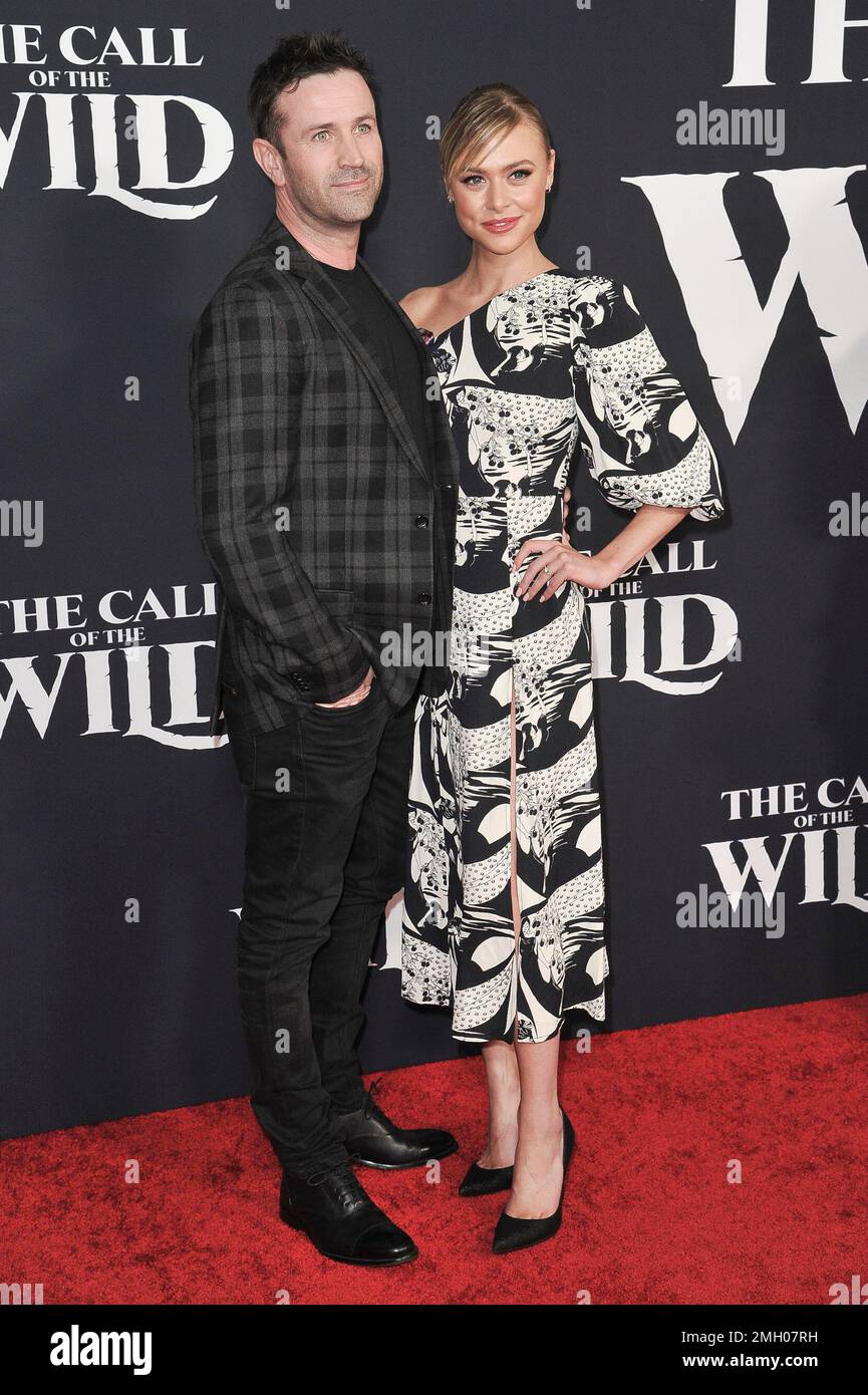 Hayley Erin, left, and Adam Fergus attend the world premiere of "The ...