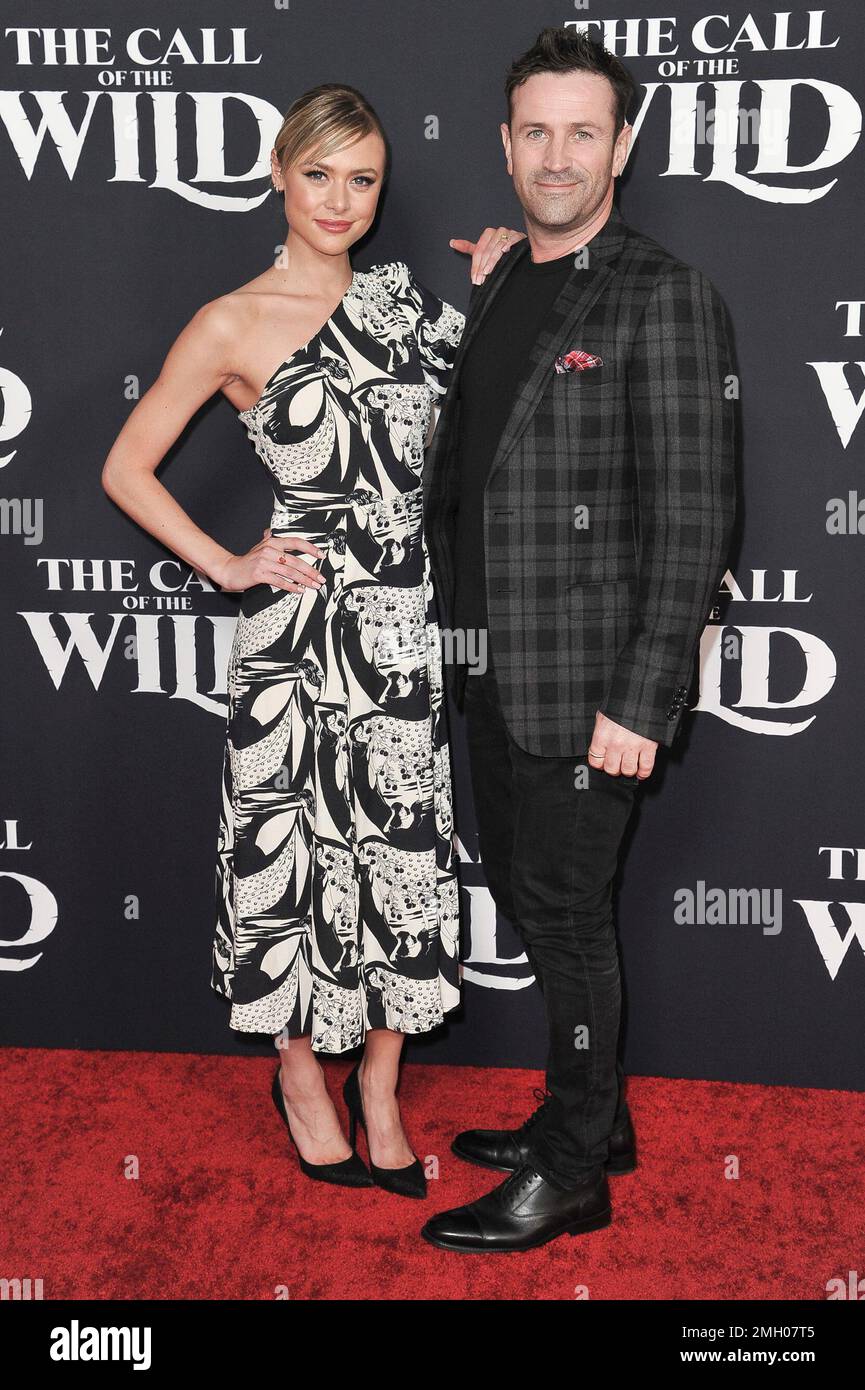 Hayley Erin, left, and Adam Fergus attend the world premiere of "The ...
