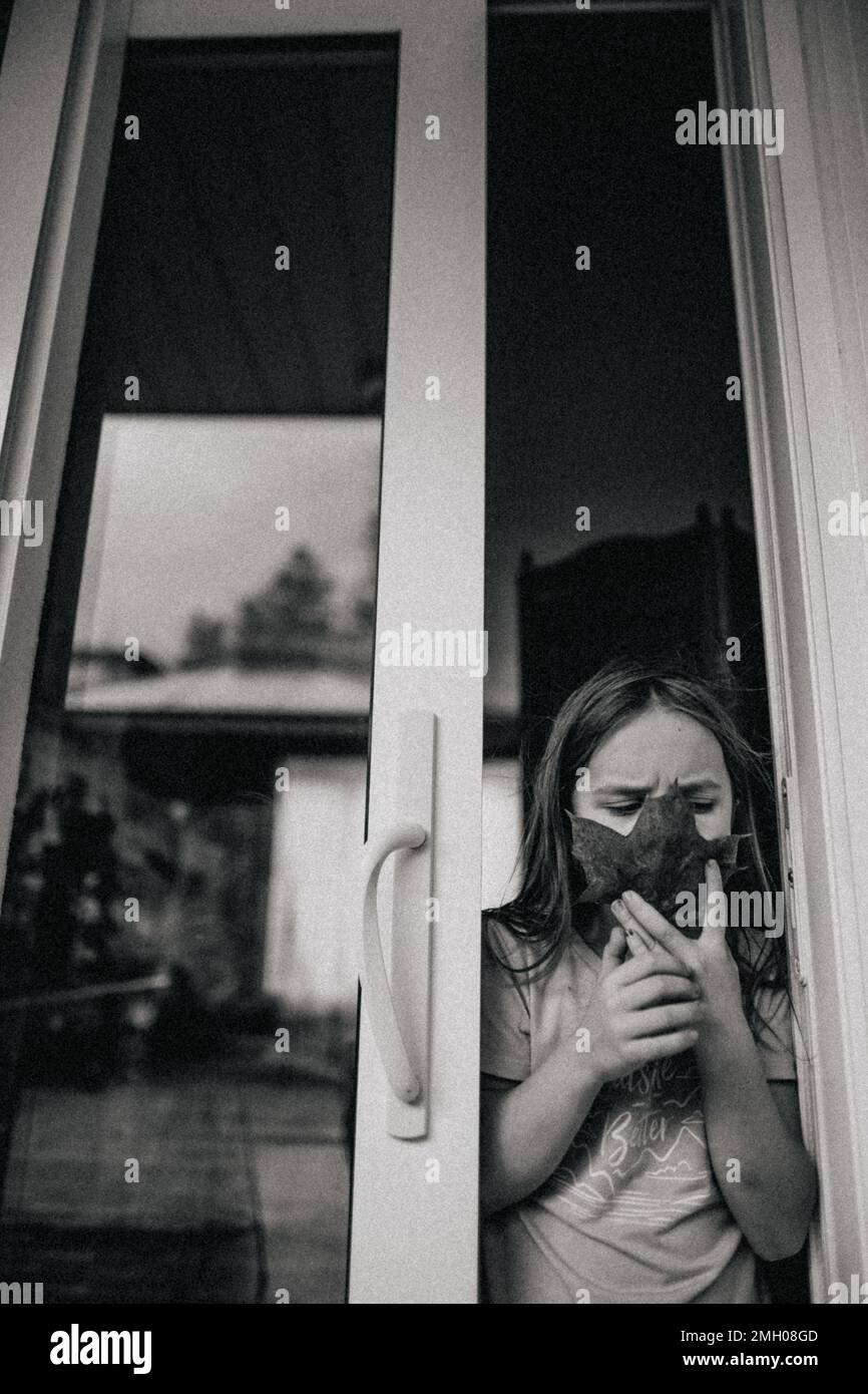 Person sliding on door hi-res stock photography and images - Alamy