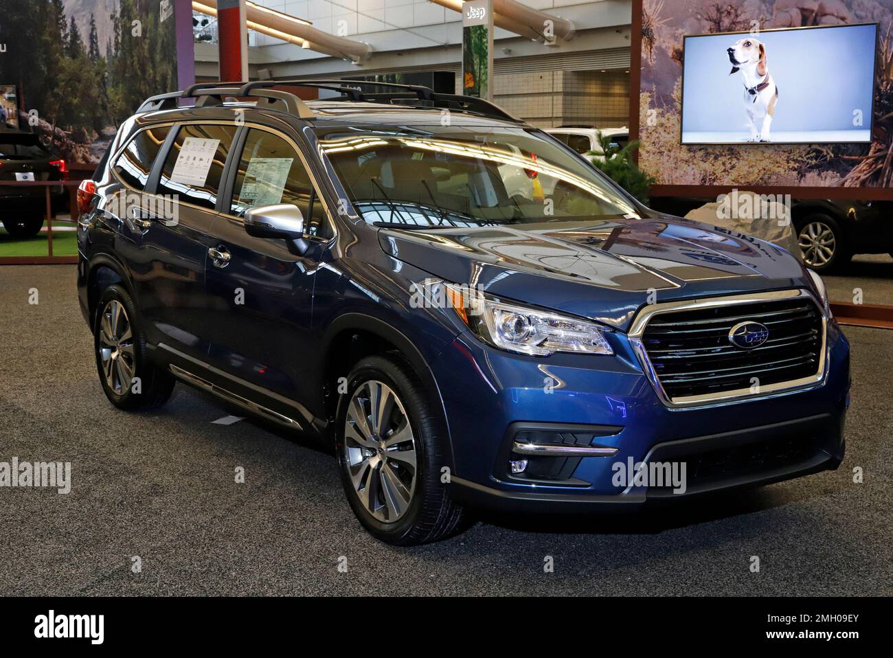 This is a 2020 Subaru Ascent on display at the 2020 Pittsburgh ...