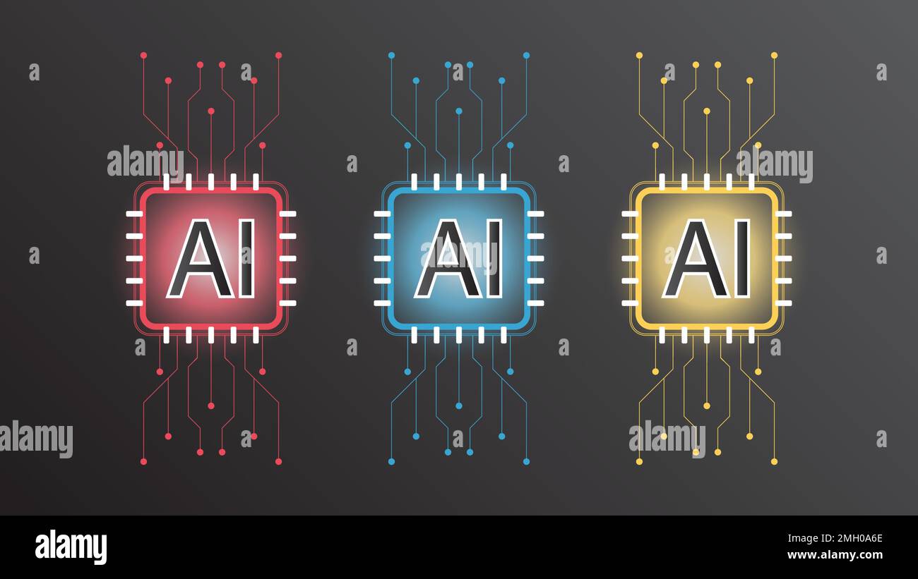 Ai artificial intelligence technology hitech business concept. open Ai ...