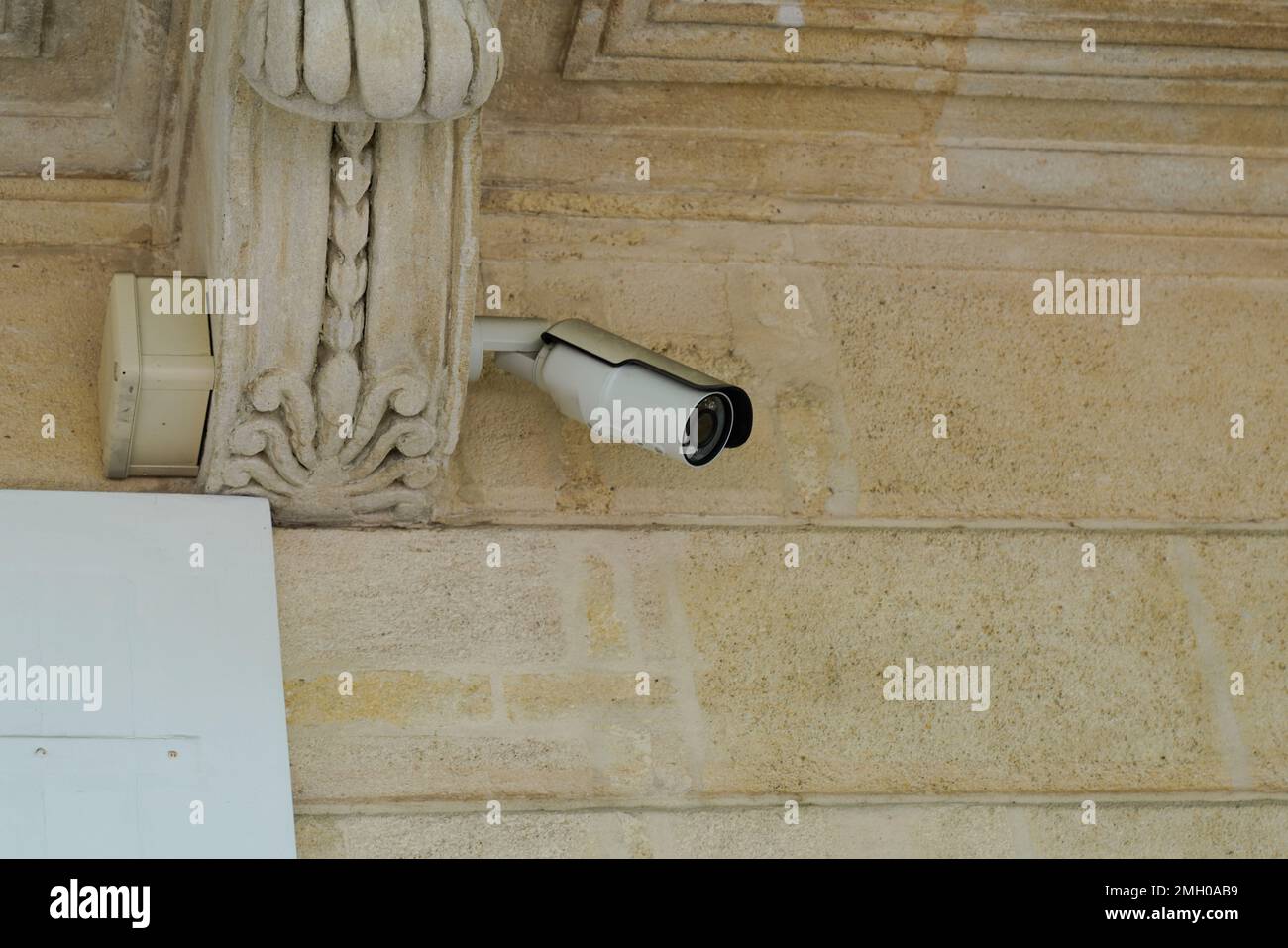 cctv video remote monitoring system outdoor corner building secure ...