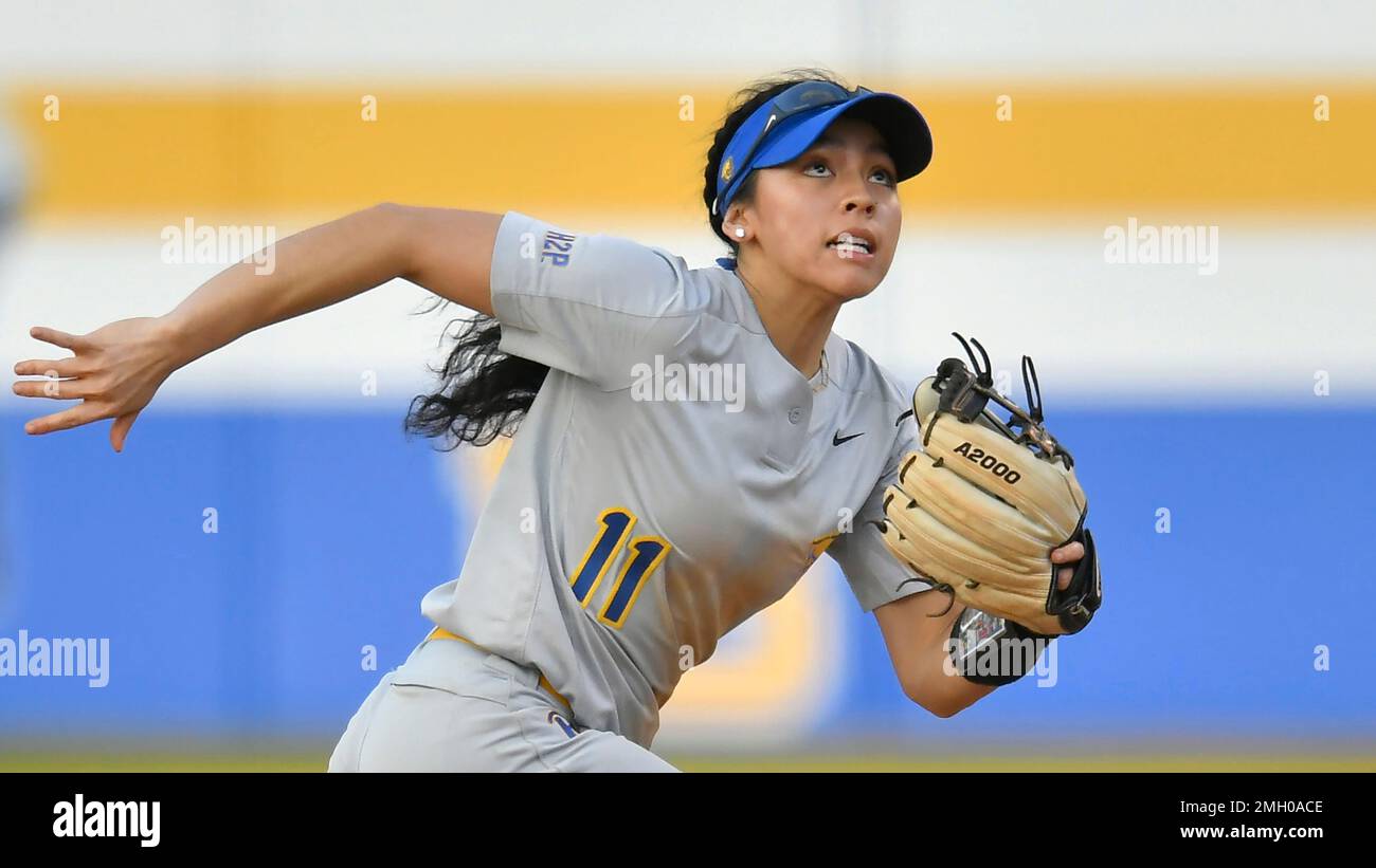 Pittsburgh's Lolo Sanchez during an NCAA softball game on Friday ...