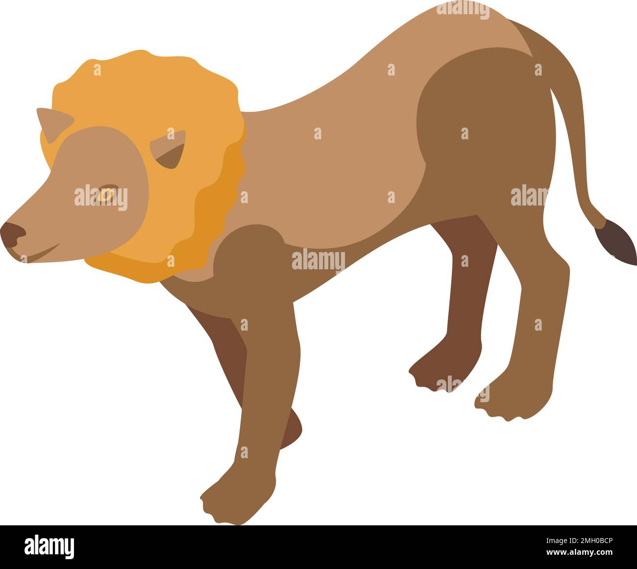 Amphitheater lion icon isometric vector. Travel city. Scene concert ...