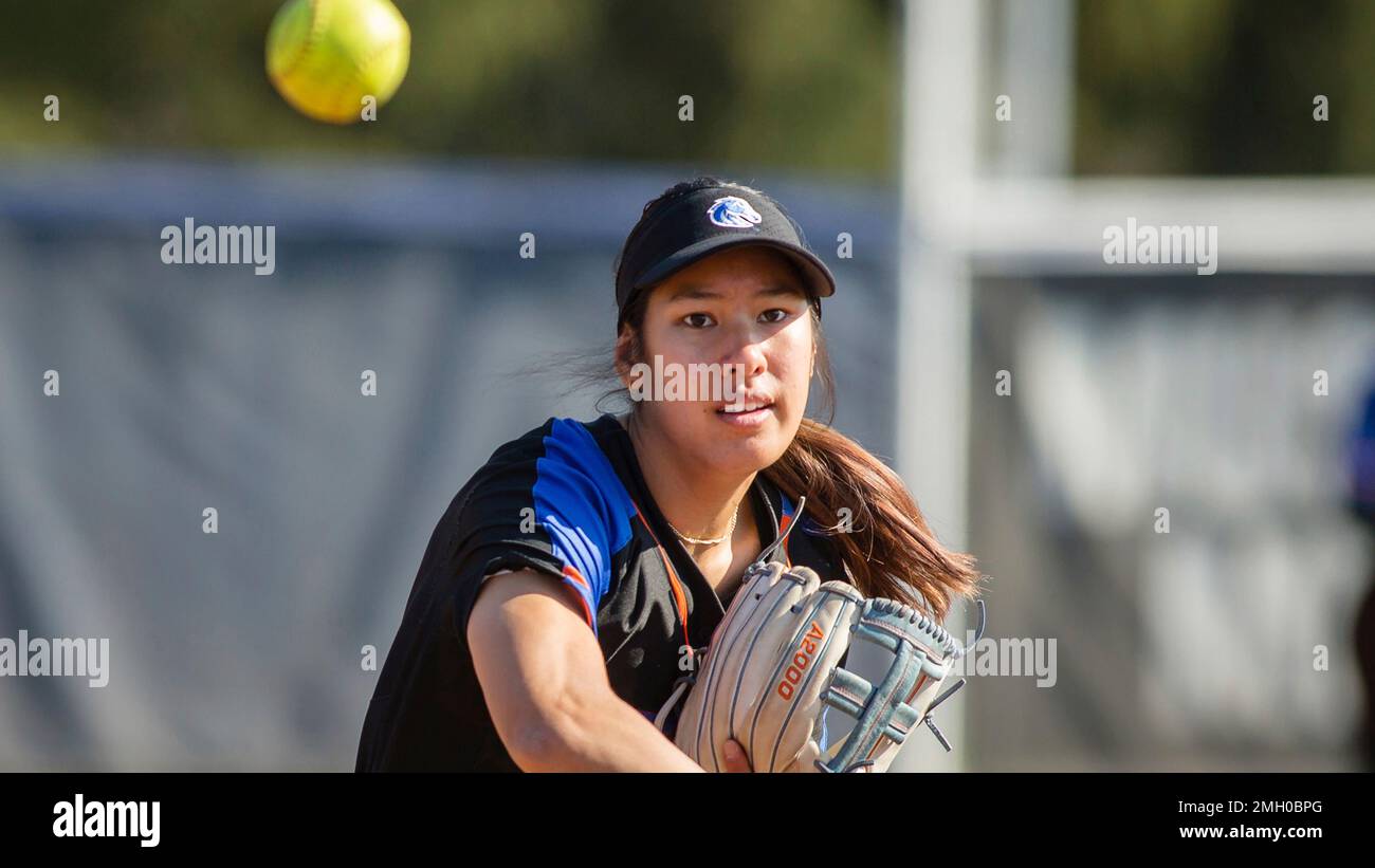 Boise State's Alison Seng during an NCAA softball game on Friday, Feb ...
