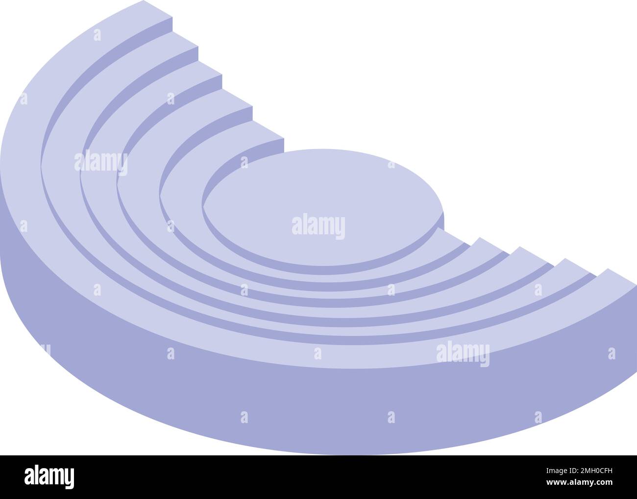 Scene amphitheater icon isometric vector. City travel. Old tourism ...