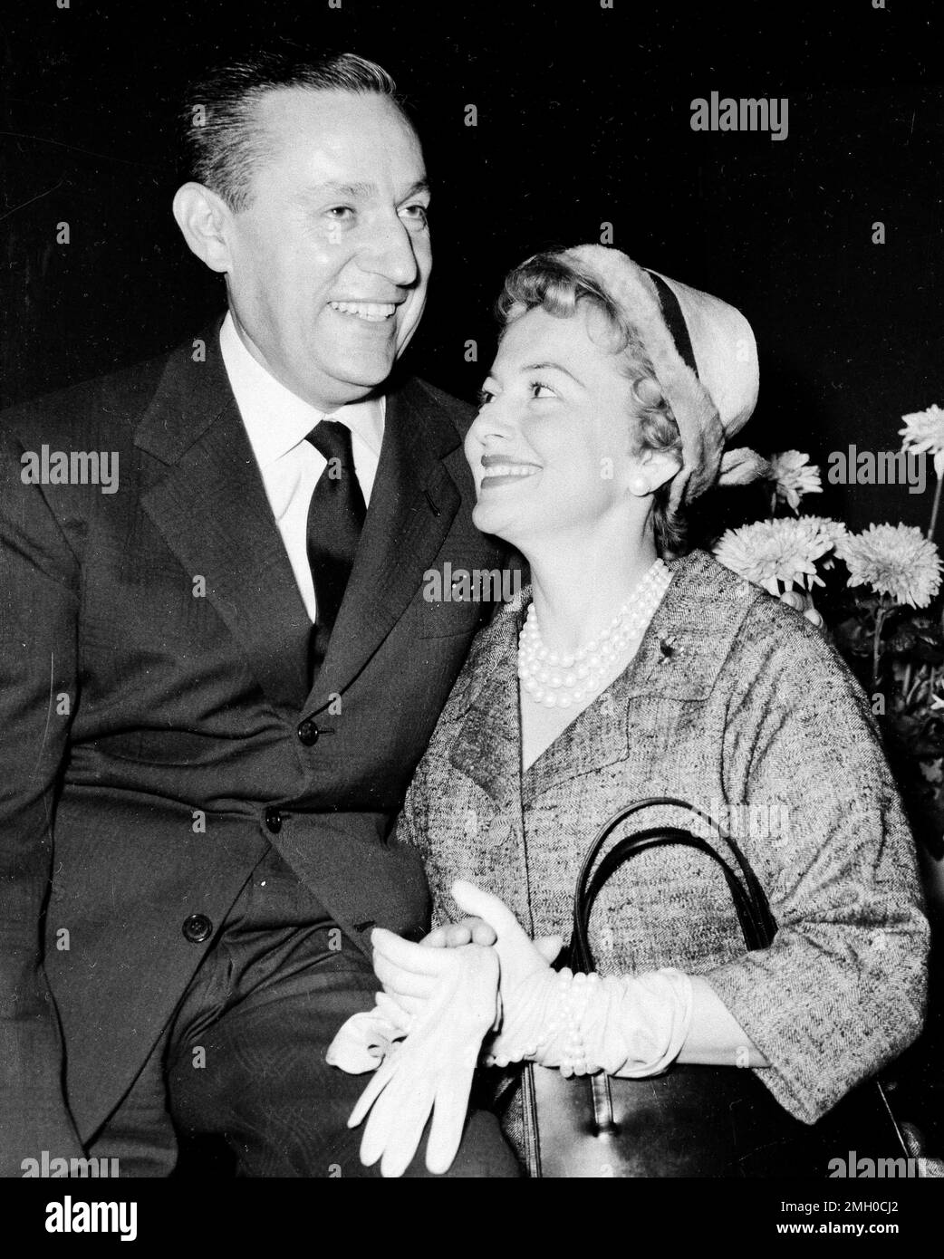 Olivia de Havilland and her husband, French journalist Pierre Galante ...