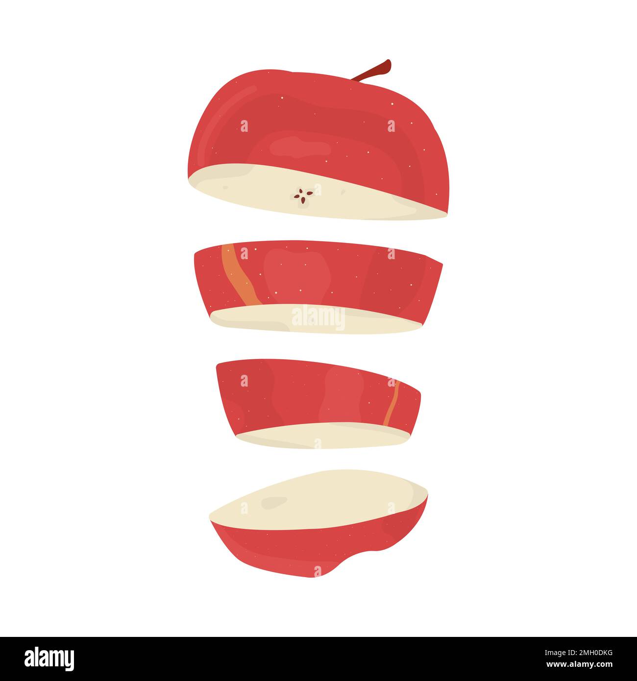 Fresh fruit cut out Stock Vector Images - Alamy