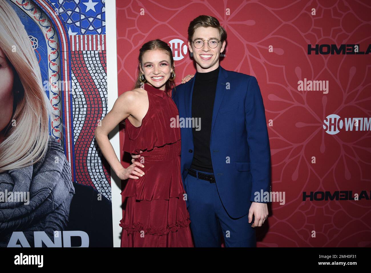 Actors Morgan Saylor, left, and Jackson Pace attend Showtime's ...