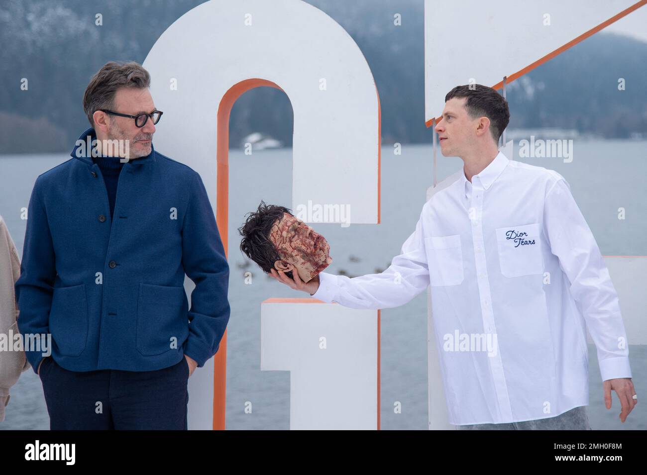 Gerardmer, France. 26th Jan, 2023. Michel Hazanavicius and Finnegan ...