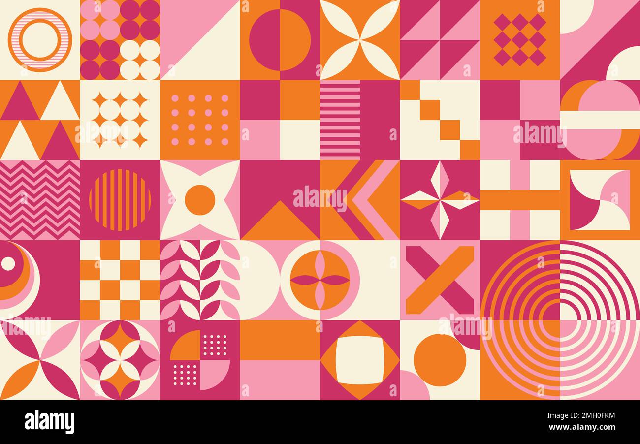 Women History Month Neo Geometric Pattern Background. Women’s History ...