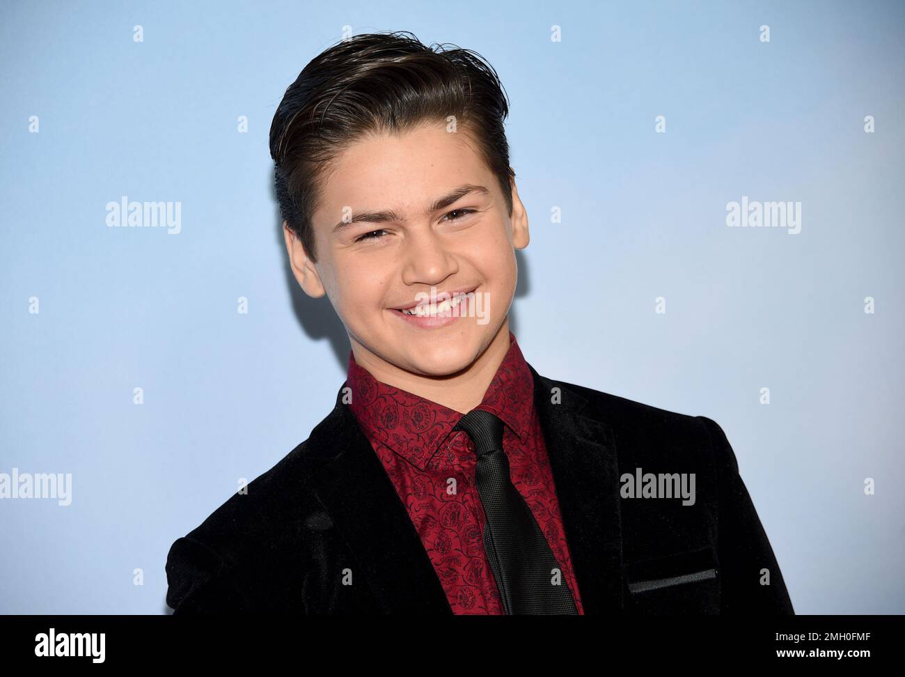 Actor Ammon Jacob Ford attends the premiere of "Downhill" at the SVA ...
