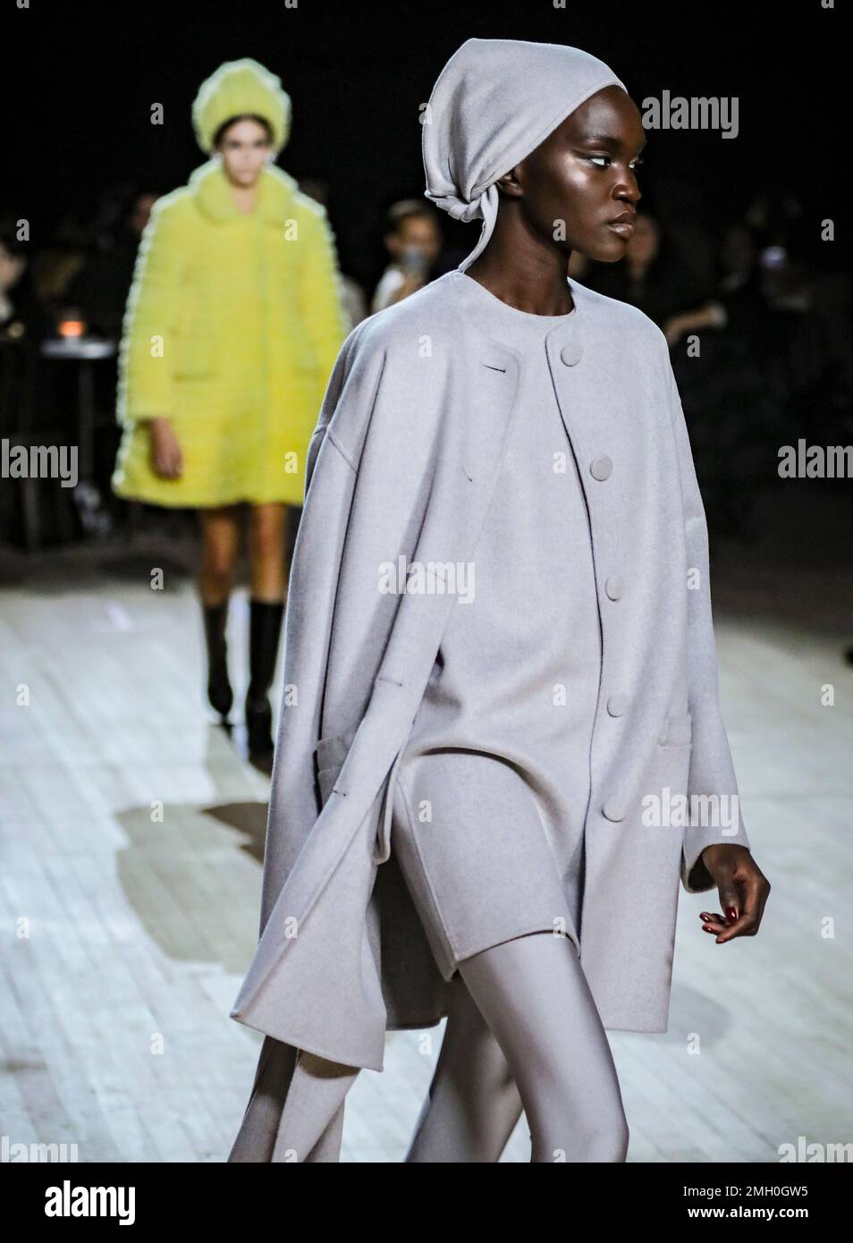 The latest fashion creation from Marc Jacobs is modeled during New York ...