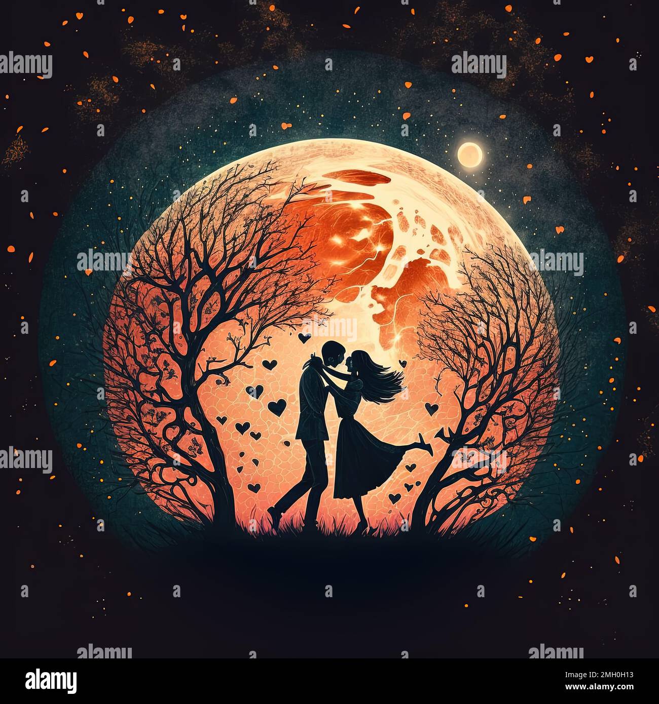 Full moon dance hi-res stock photography and images - Alamy
