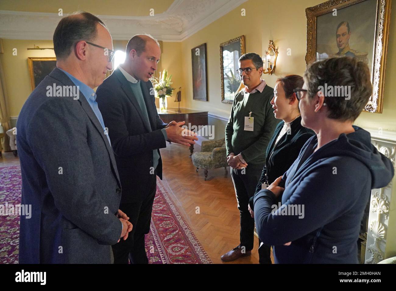 The Prince of Wales with David Fein, Vice Chairman of The Earthshot ...