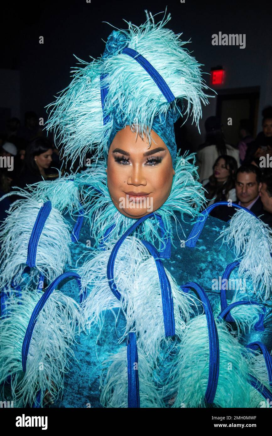 Patrick Starrr attends the Christian Cowan fashion show at Spring ...