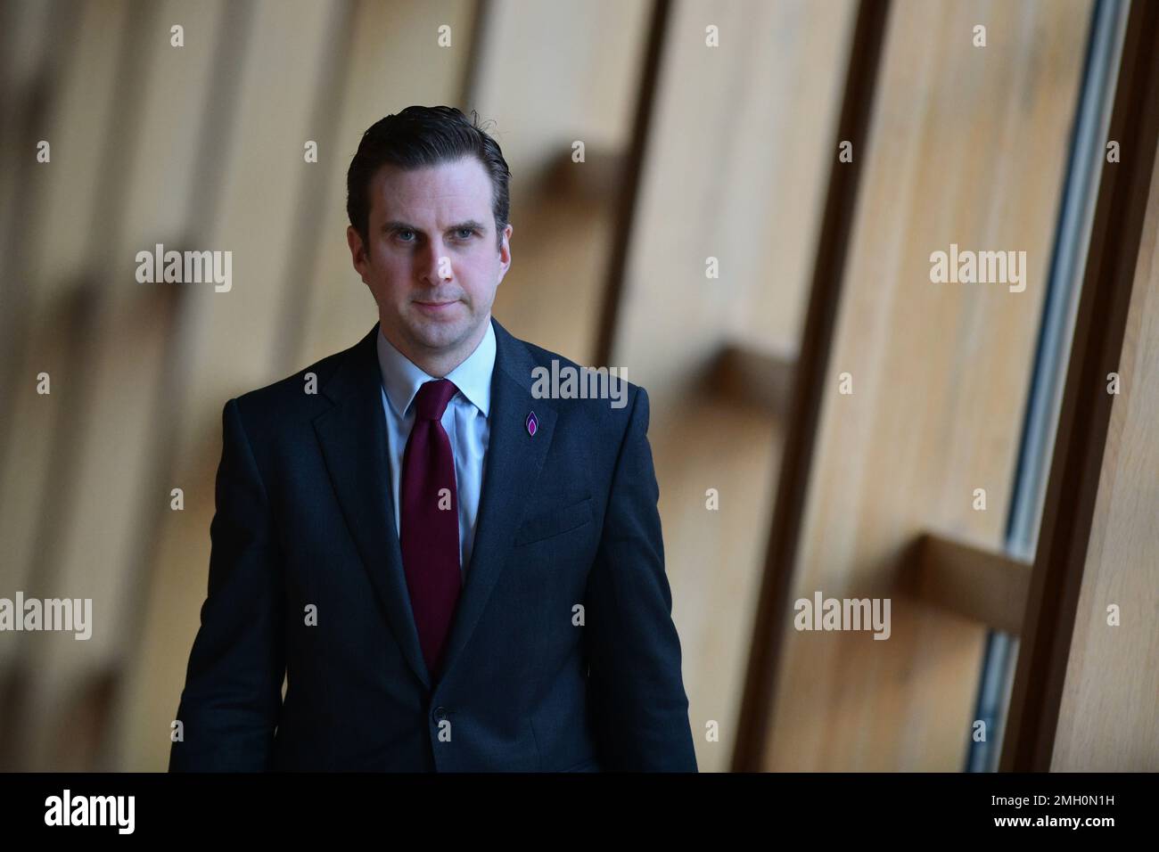 Edinburgh Scotland, UK 26 January 2023. Daniel Johnson arrives for ...