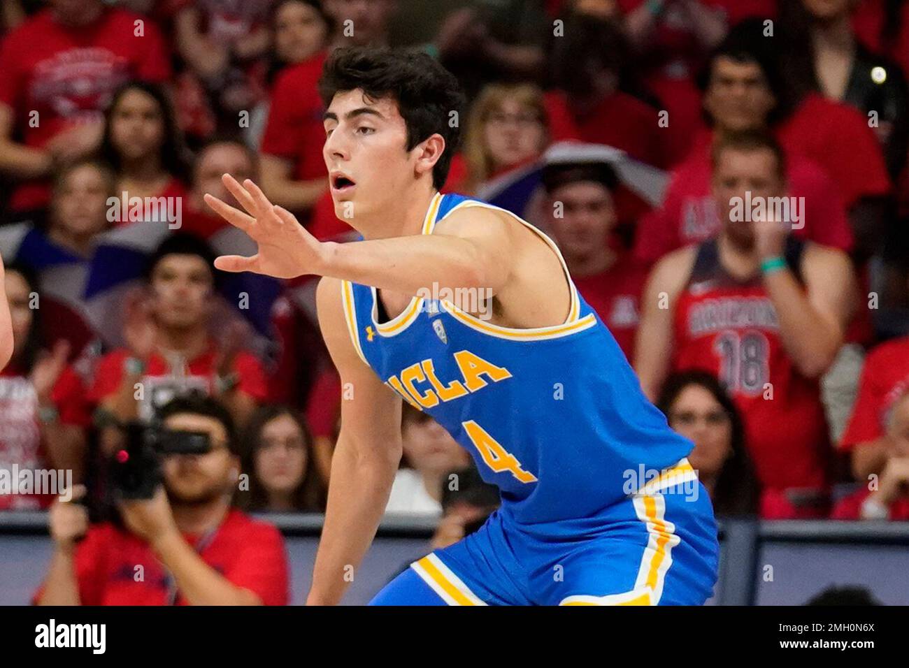 UCLA guard Jaime Jaquez Jr. (4) during the first half of an NCAA ...