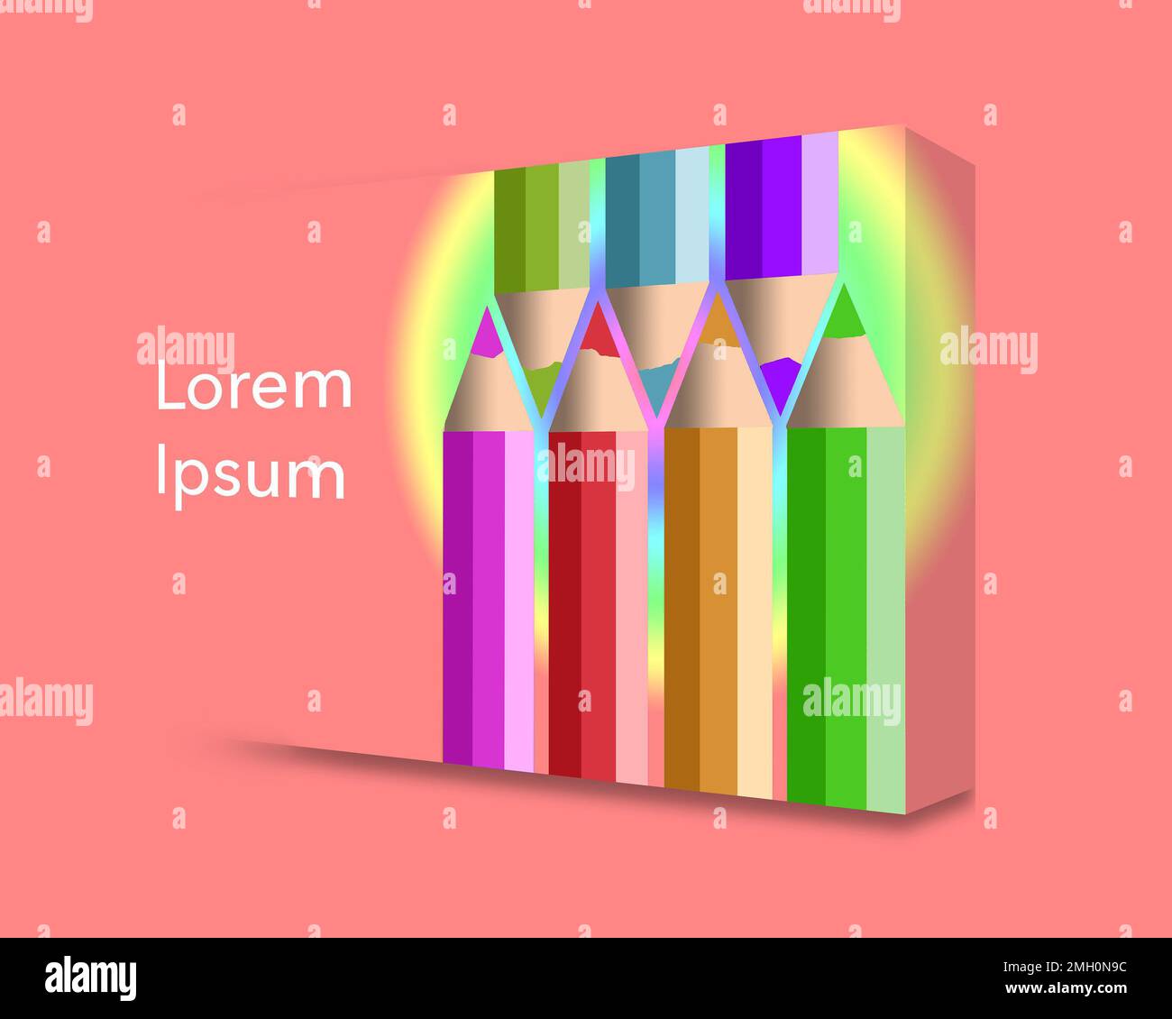 Colored pencils in kid pleasing colors are seen together in a pencil ...