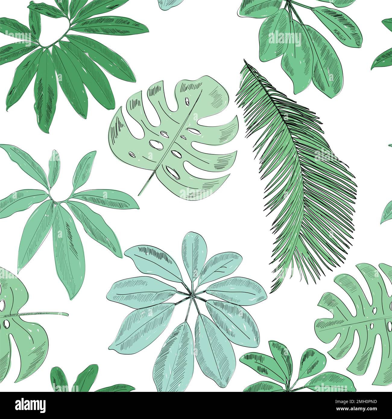 Tropical seamless pattern Stock Vector Image & Art - Alamy