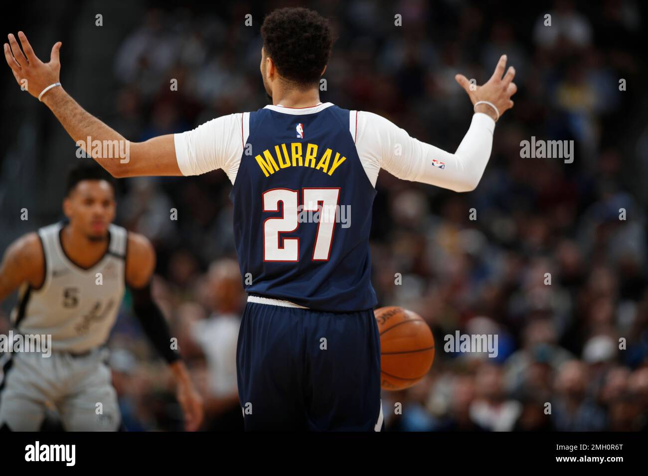 Denver Nuggets guard Jamal Murray (27) in the second half of an NBA ...